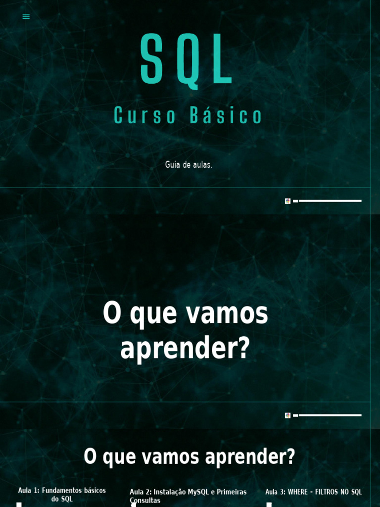 Curso Básico de SQL: Fundamentos e Práticas | PDF | SQL | Bancos de dados
