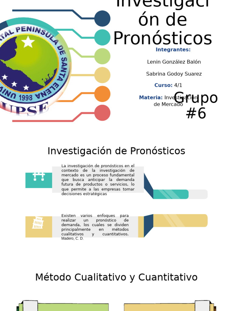 Investigación de Pronostico | PDF | Investigación cuantitativa ...
