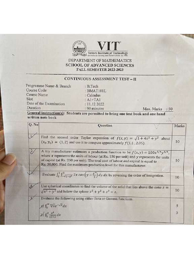 Cal Cat2 Paper6 | PDF