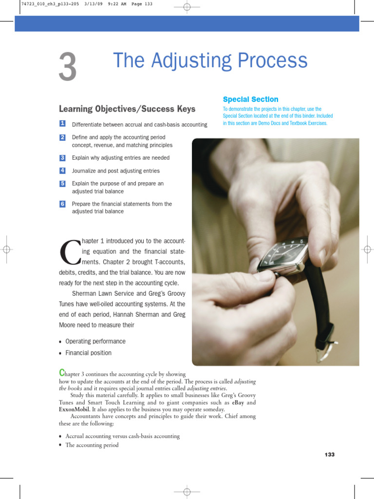 The Adjusting Process: Learning Objectives/Success Keys | PDF | Book ...