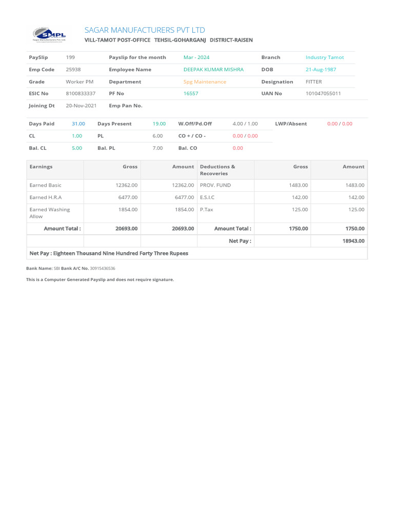 Sagarm C001 25938 202403 | PDF