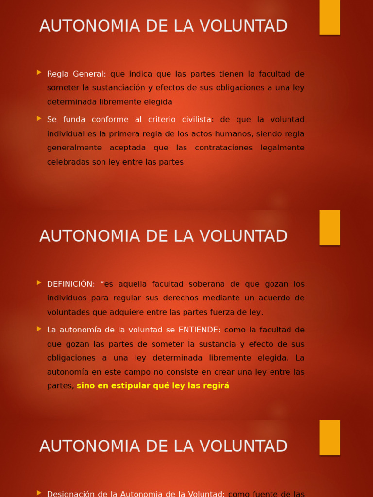 Autonomía de la Voluntad en Contratos | PDF | Autonomía | Contrato social