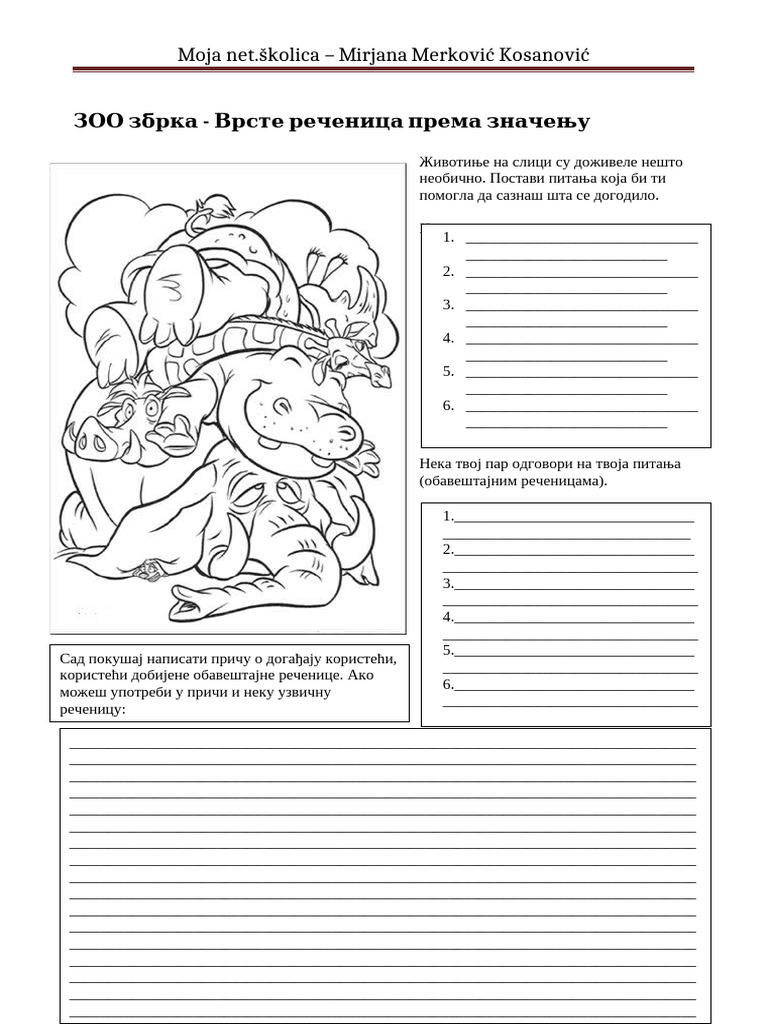 Recenice Po Znacenju | PDF