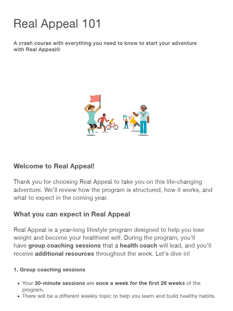 1 Real Appeal 101 | PDF | Motivation | Motivational