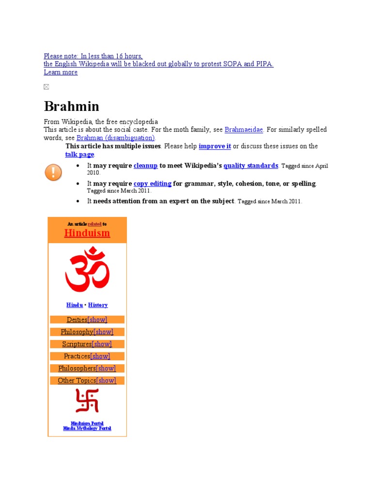 Brahmins Incyclopedia | PDF | Vedas | Vaishnavism
