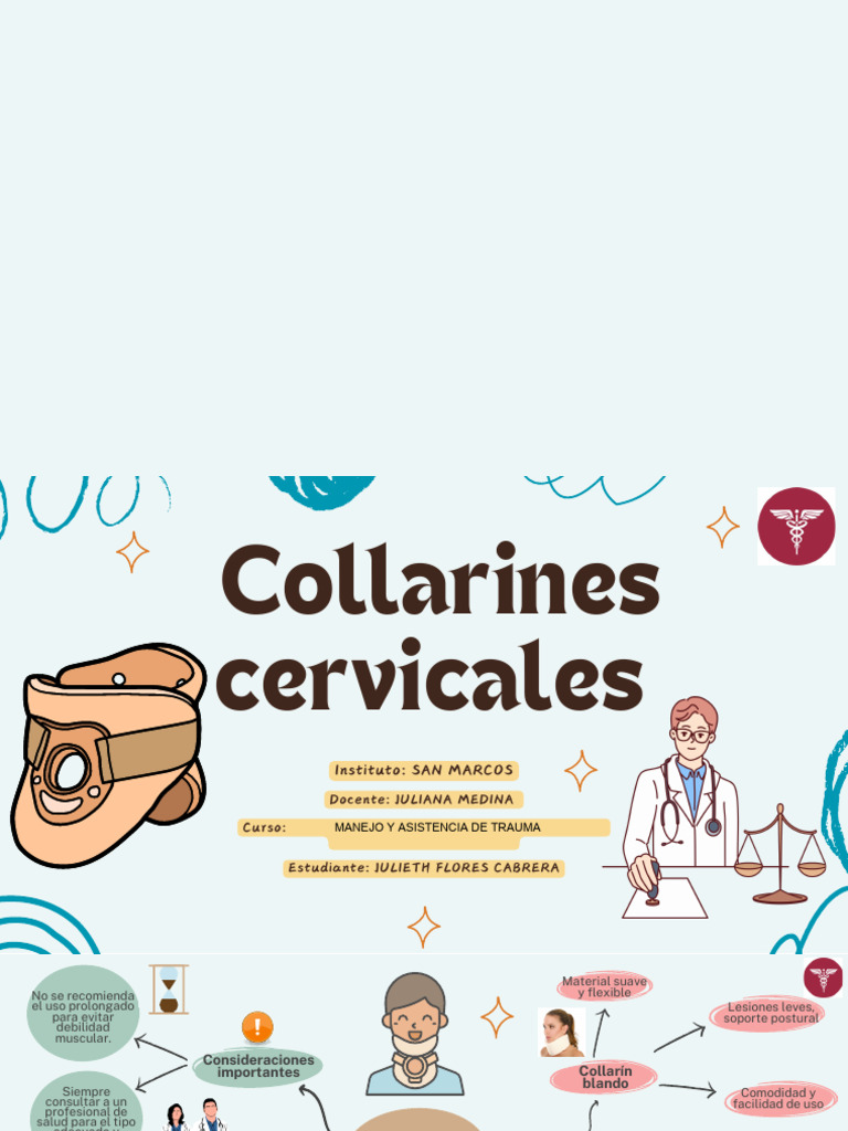 Tipos de Collarines Cervicales | PDF | Enfermedades y trastornos ...