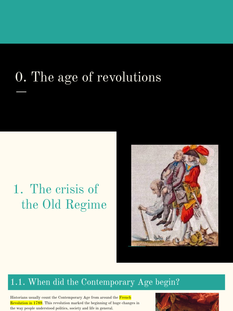 The Crisis of the Old Regime | PDF | Napoleon | Imperialism