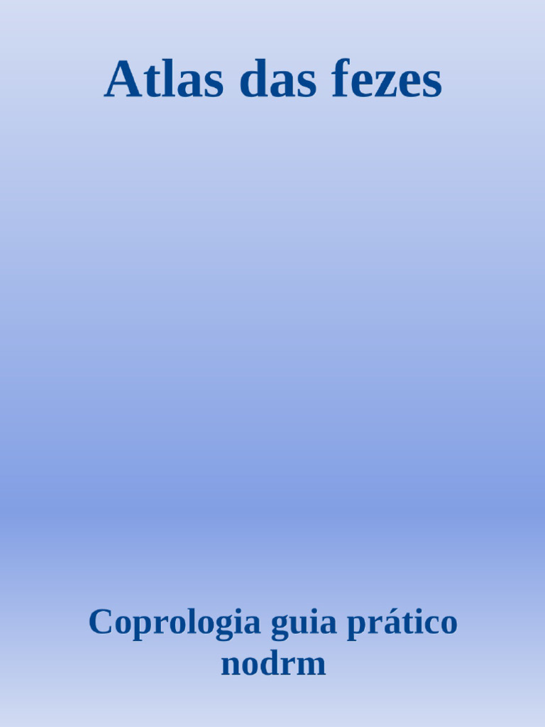 Atlas de Coprologia: Guia Prático | PDF | Fibra alimentar | Dieta e ...