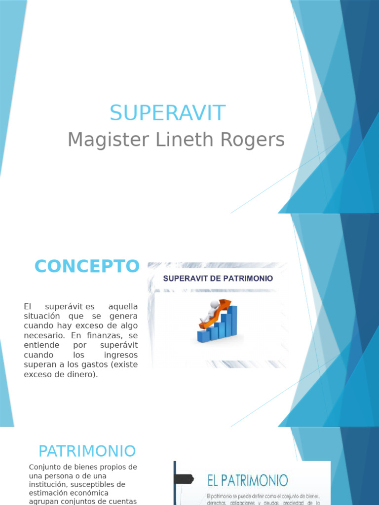 Definición y Clasificación del Superávit | PDF | Finanzas y dinero
