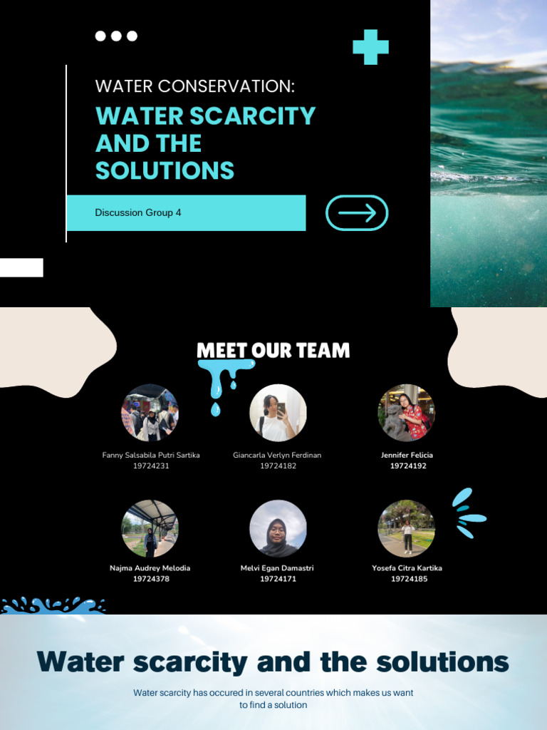 Group4 - What Are The Proposed Solutions To The Water Scarcity | PDF ...