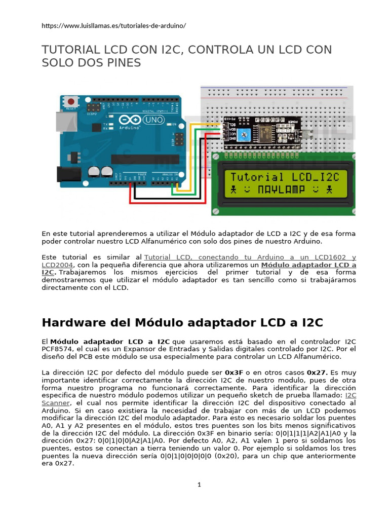 Arduino Modulos de Proyectos | PDF | Pantalla de cristal líquido | Arduino
