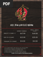 Medusa Restaurant Special Menu | PDF | Salad | Sauce