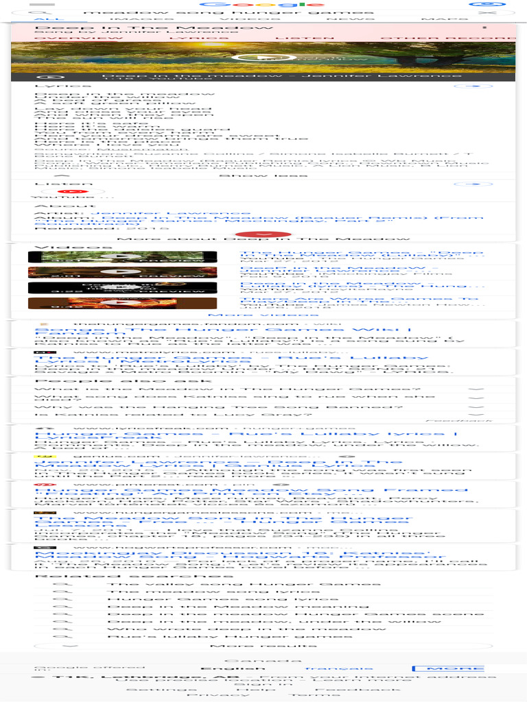 Analyzing the Meadow Song in Hunger Games | PDF | The Hunger Games