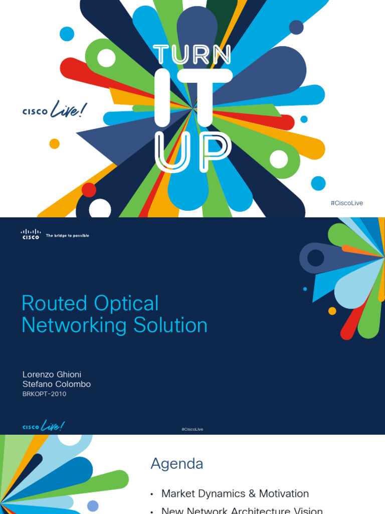 BRKOPT-2010 - Routed Optical Networking Solution | PDF | Computer ...