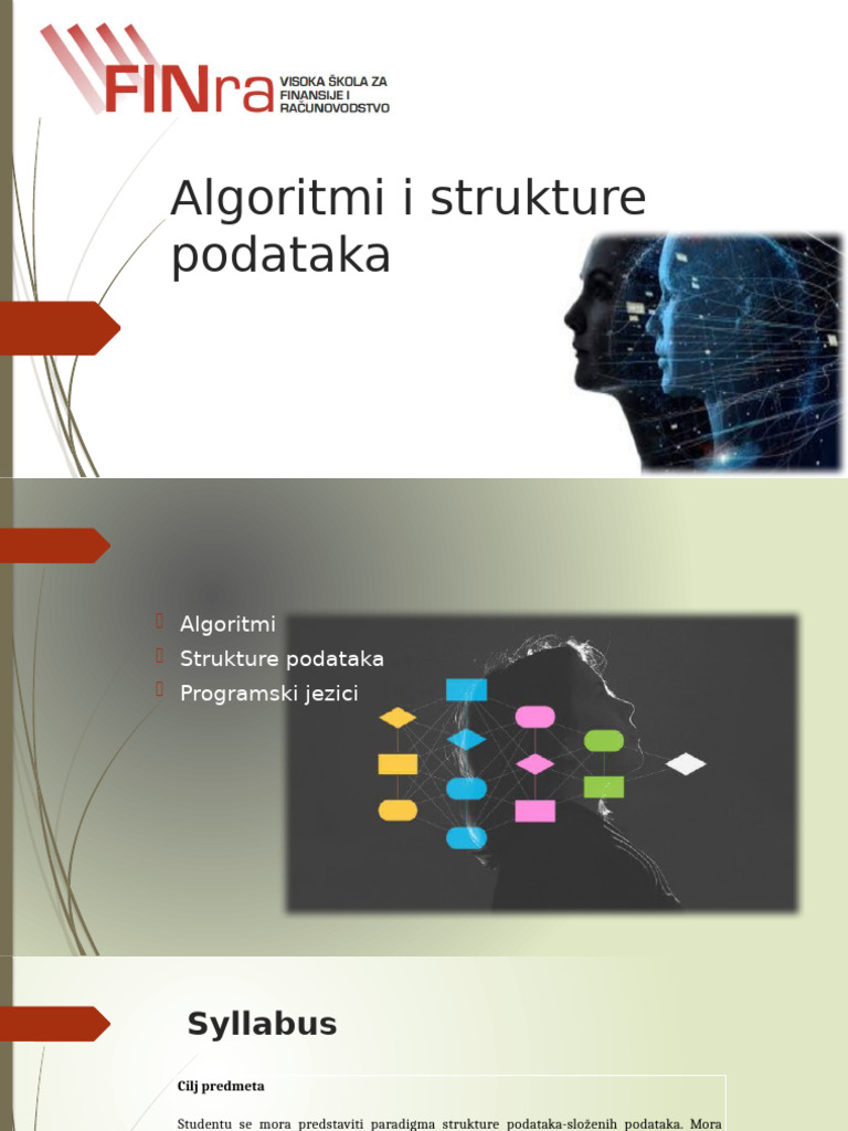 Algoritmi I Strukture Podataka - Uvodno Predavanje | PDF