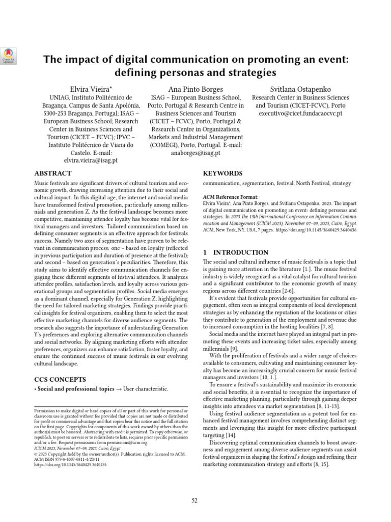 The Impact of Digital Communication On Promoting (2023) | PDF ...