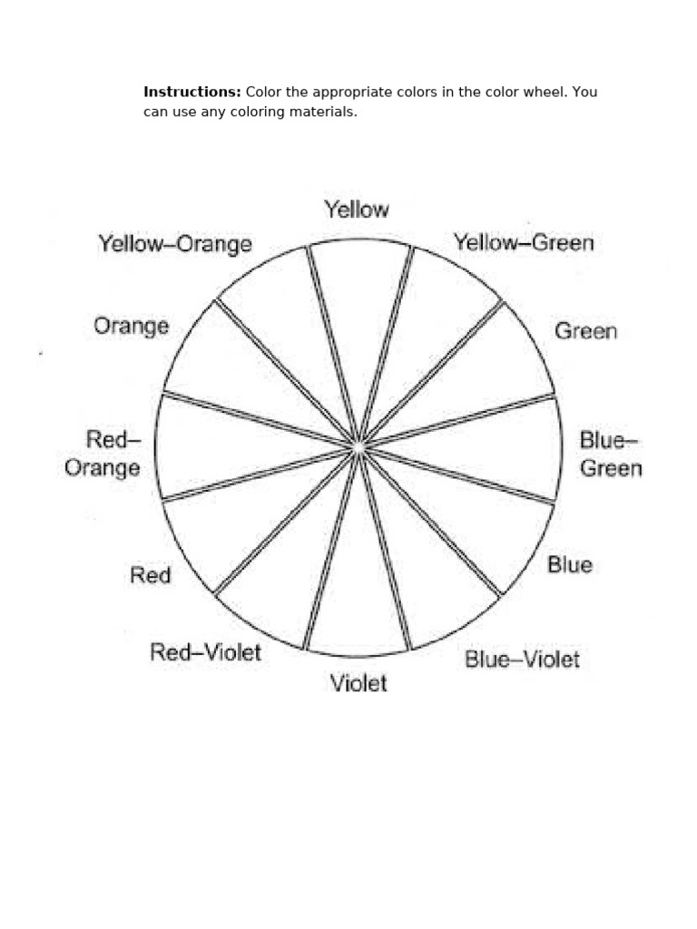 Color Wheel | PDF | Art