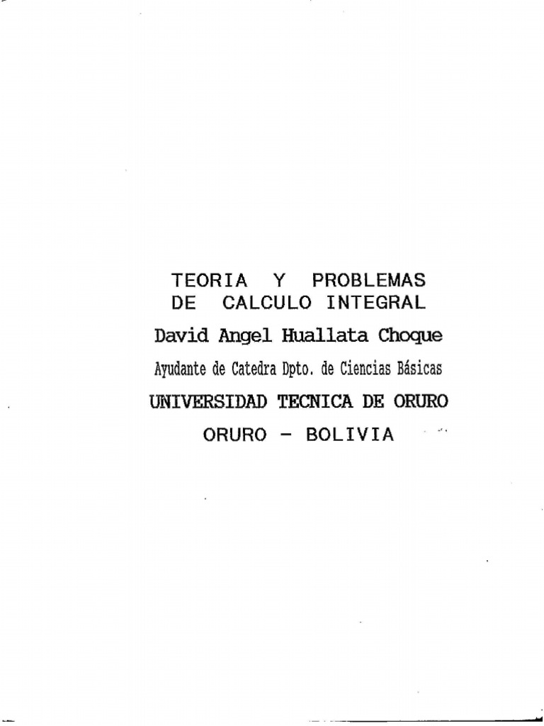 Calculo Integral | PDF