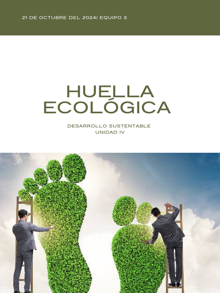 Huella Ecologica | PDF | Sustentabilidad | Residuos