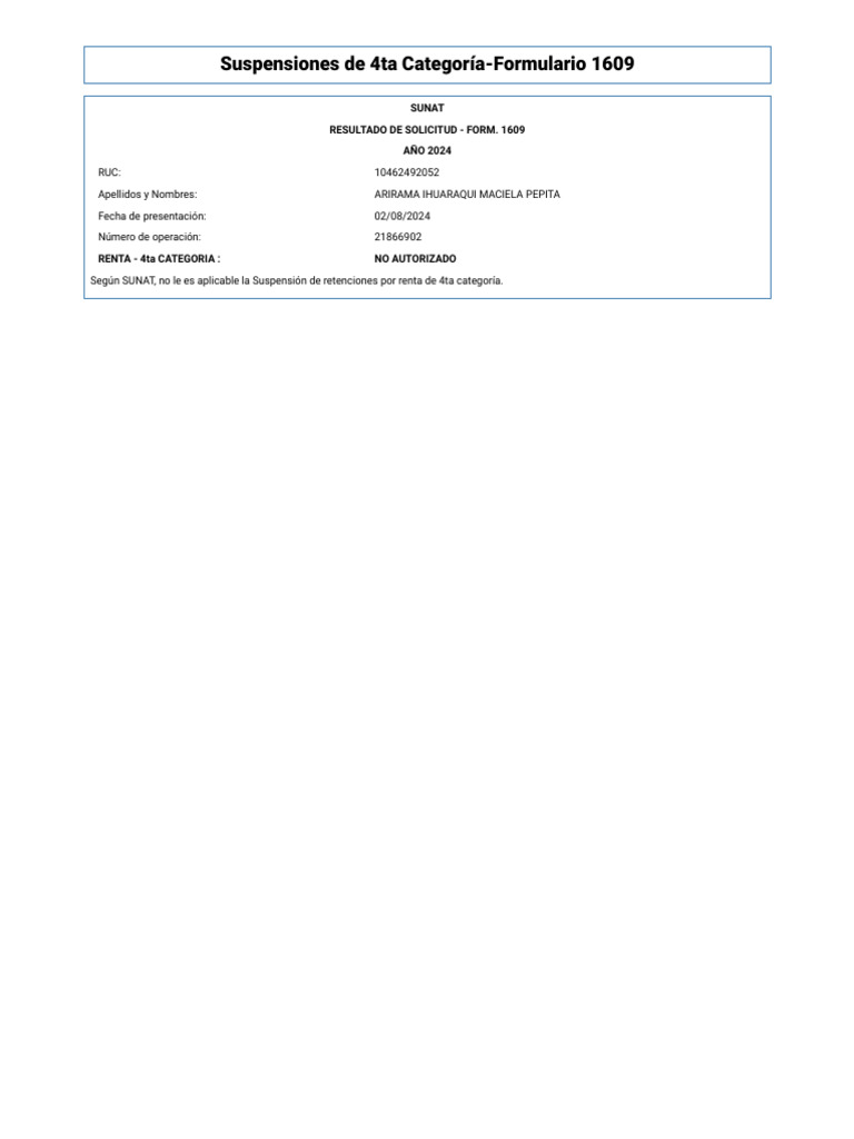 Sunat - Menú Sol Rtn 4 Ta | PDF