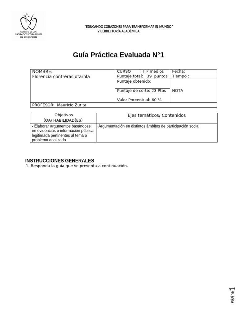 Guía de Argumentación: "The Chilean Way" | PDF | Historia