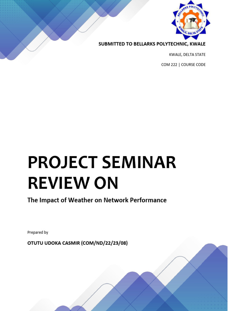 Weather's Impact on Network Performance | PDF | Computer Network ...