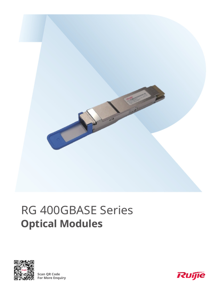 RG 400GBASE Series Optical Modules Datasheet - 浏览文件 - 04191558 | PDF ...