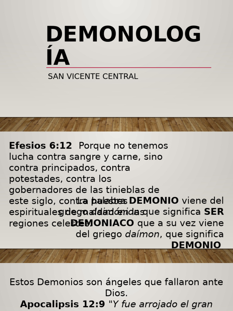 DEMONOLOGÍA | PDF | Demonios | Satán