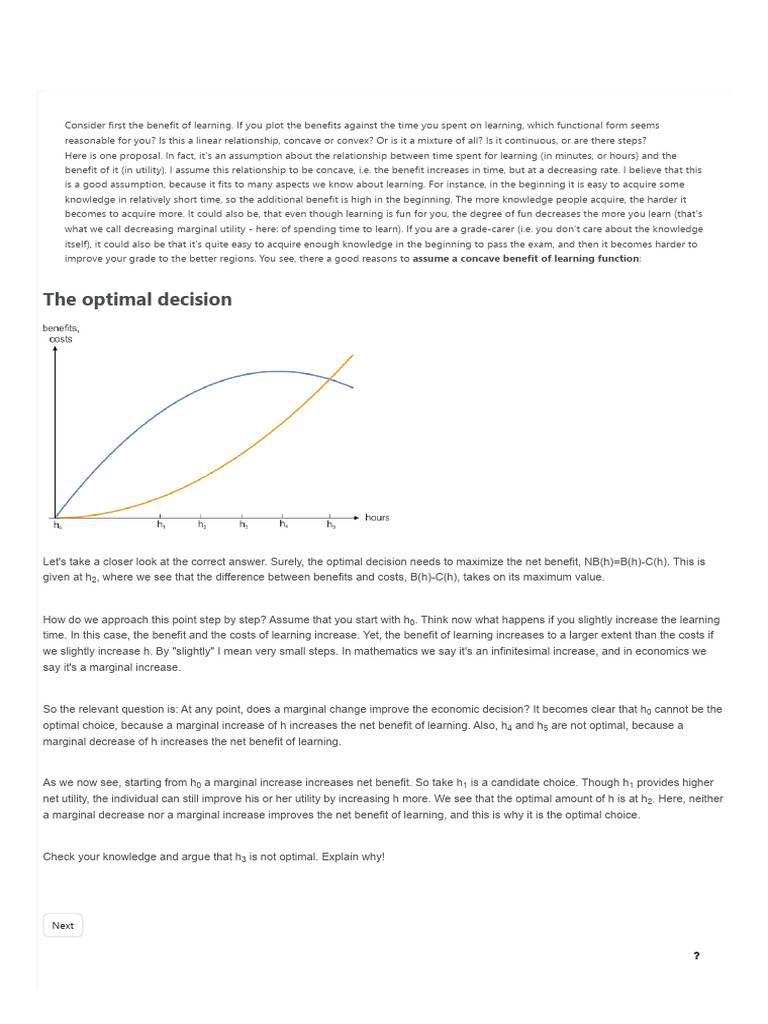 Optimal Learning Time Analysis | PDF | Utility | Knowledge