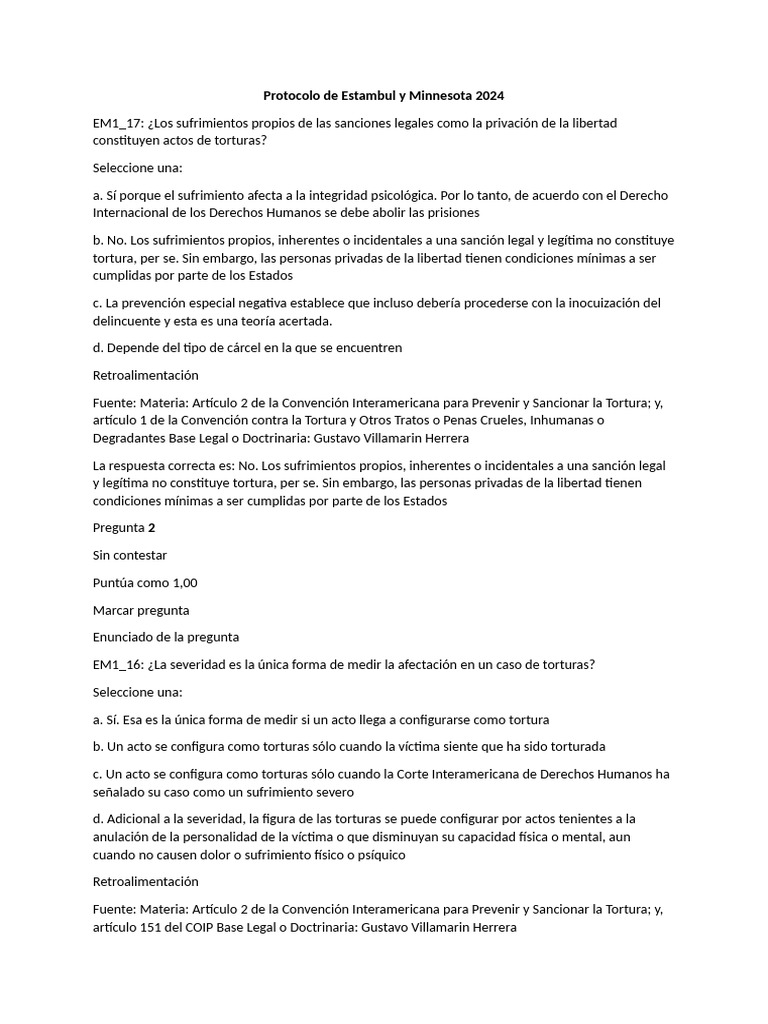 Protocolo de Estambul y Minnesota 2024 | PDF | Tortura | Prisión