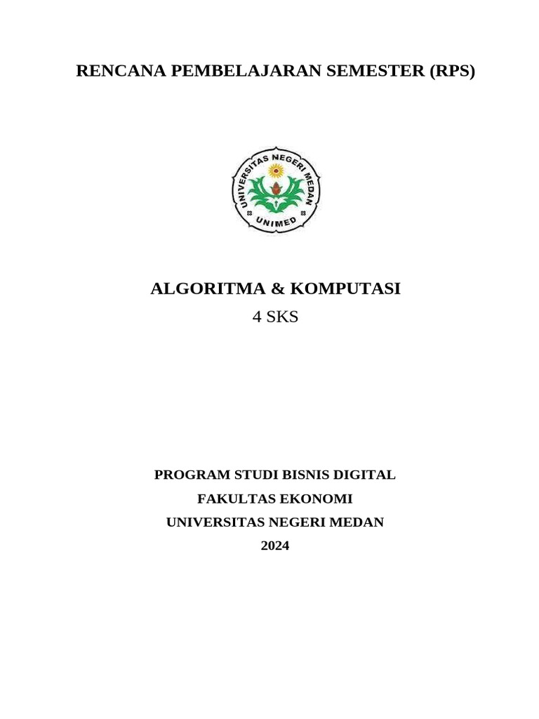 RPS Algoritma Dan Komputasi | PDF