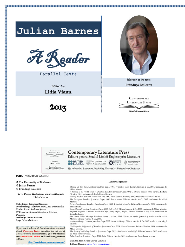 Julian Barnes: A Reader Overview | PDF