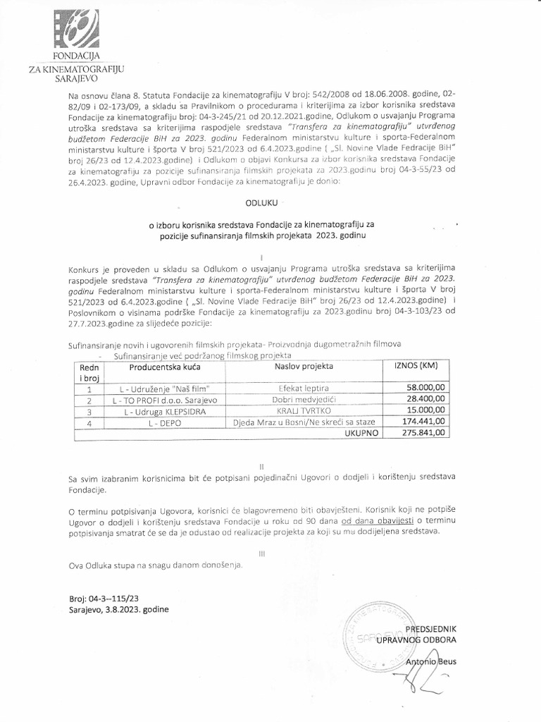 Oduka Vec Podrani Projeki | PDF