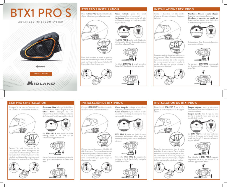 INSTALLATION BTX1 PRO S Rev1 | PDF
