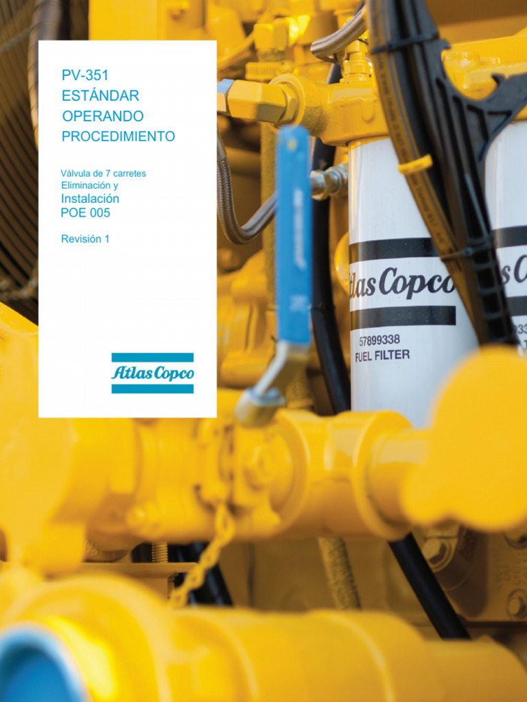 SOP - PV-351 - 005 - 7 Spool Valve Bank Removal and Installation (Banco ...