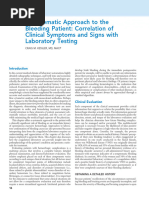 ISTH Bleeding Assessment Tool | PDF | Bleeding | Hemostasis