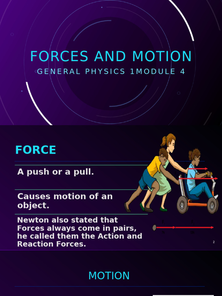 General Physics 1 - FORCES AND MOTION - Module 4 | PDF | Force | Newton ...