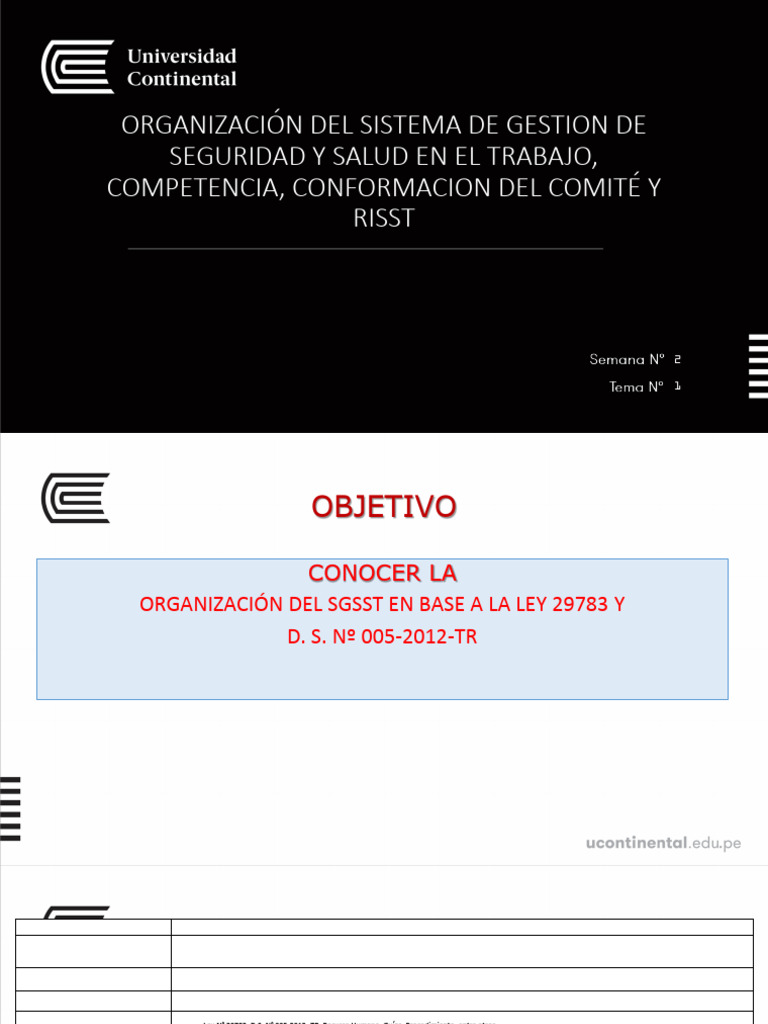 Sesion 2videoclase Comp - Comite.risst | PDF | Seguridad y salud ocupacional | Documento de ...