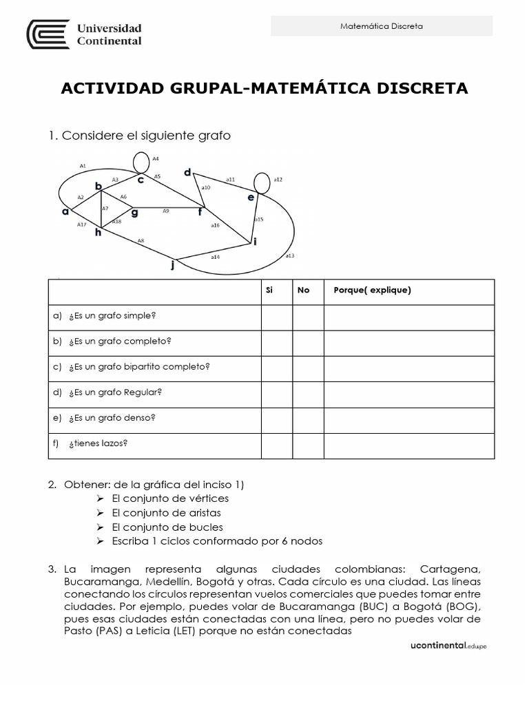 Práctica de Grafos MD 2024-20 | PDF | Informática teórica | Teoría de grafos