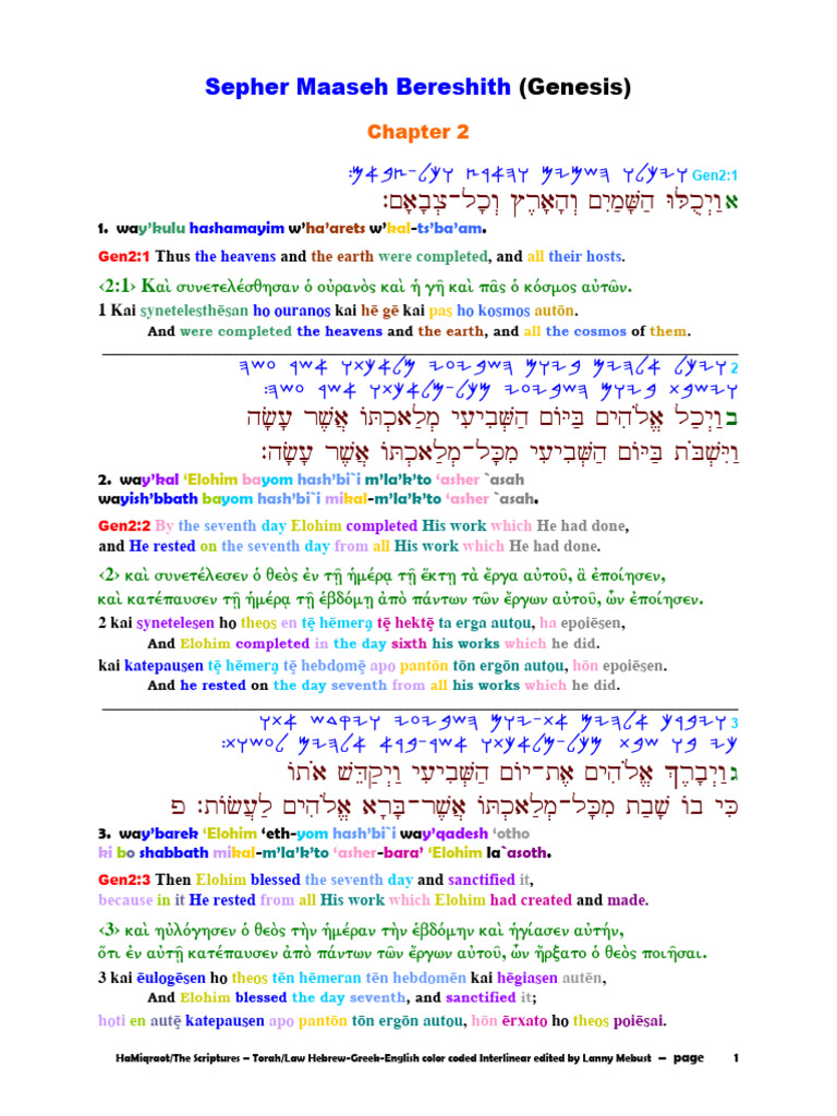 Genesis_2 | PDF | Bible Content | Religious Belief And Doctrine