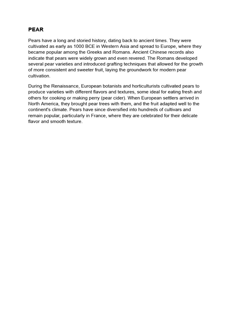 PEAR | PDF