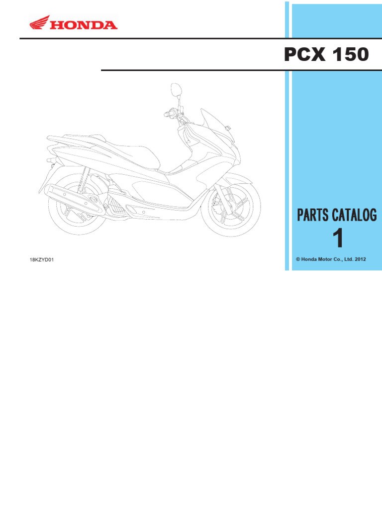 Katalog Suku Cadang Honda PCX 150 | PDF