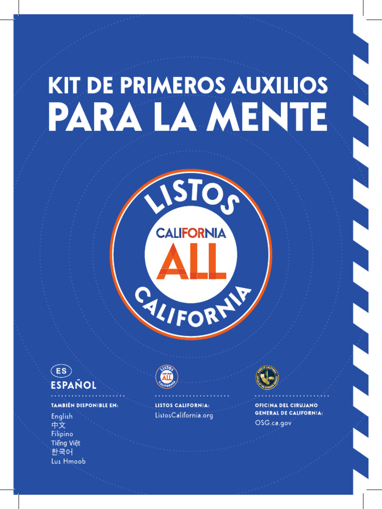 First Aid Kit For Your Mind Print Spanish | PDF