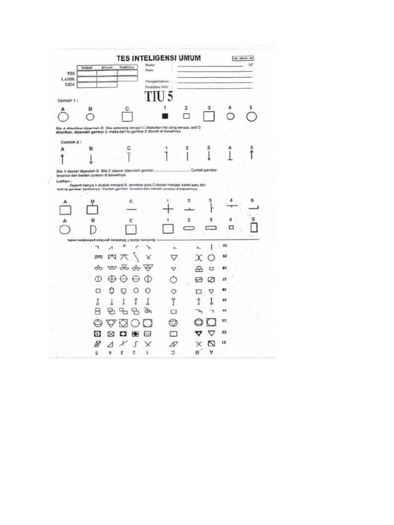 Latihan Tes TIU 5 | PDF | Metode & Bahan Ajar | Teknologi & Rekayasa