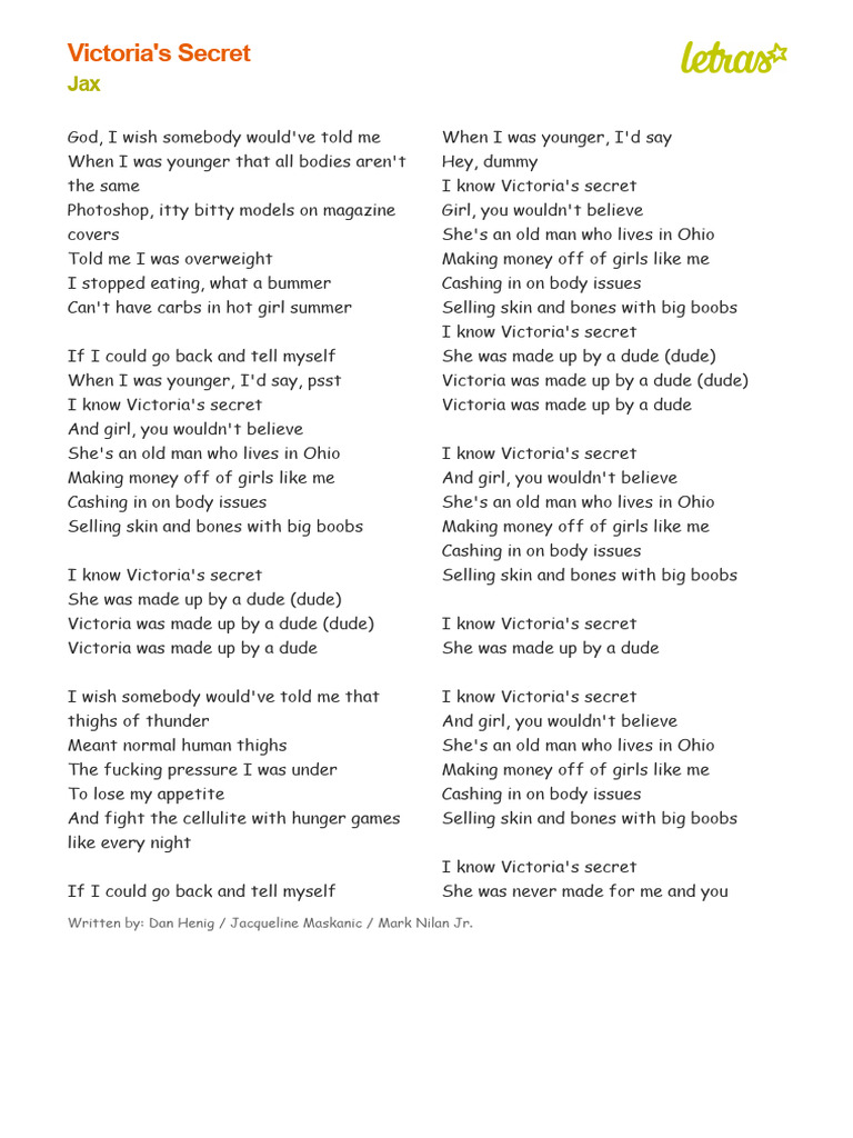 VICTORIA'S SECRET - Jax | PDF