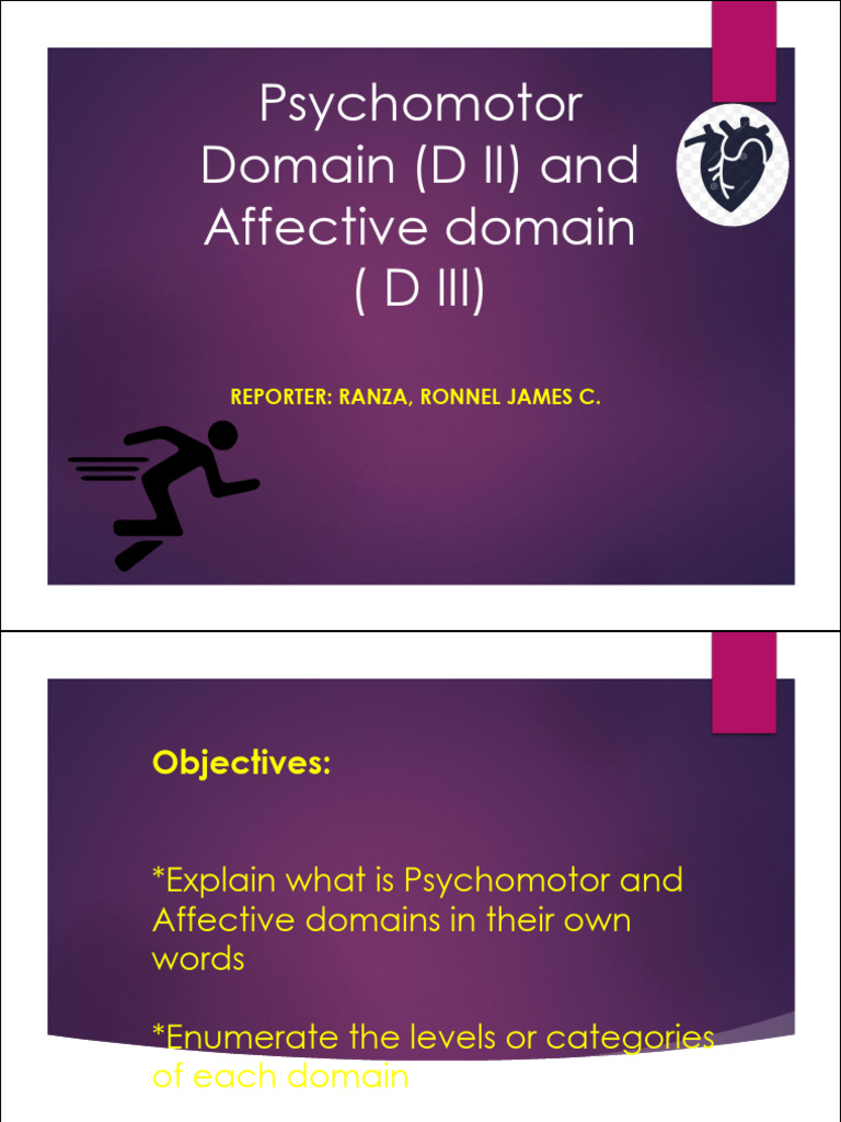 Understanding Psychomotor and Affective Domains | PDF | Career & Growth