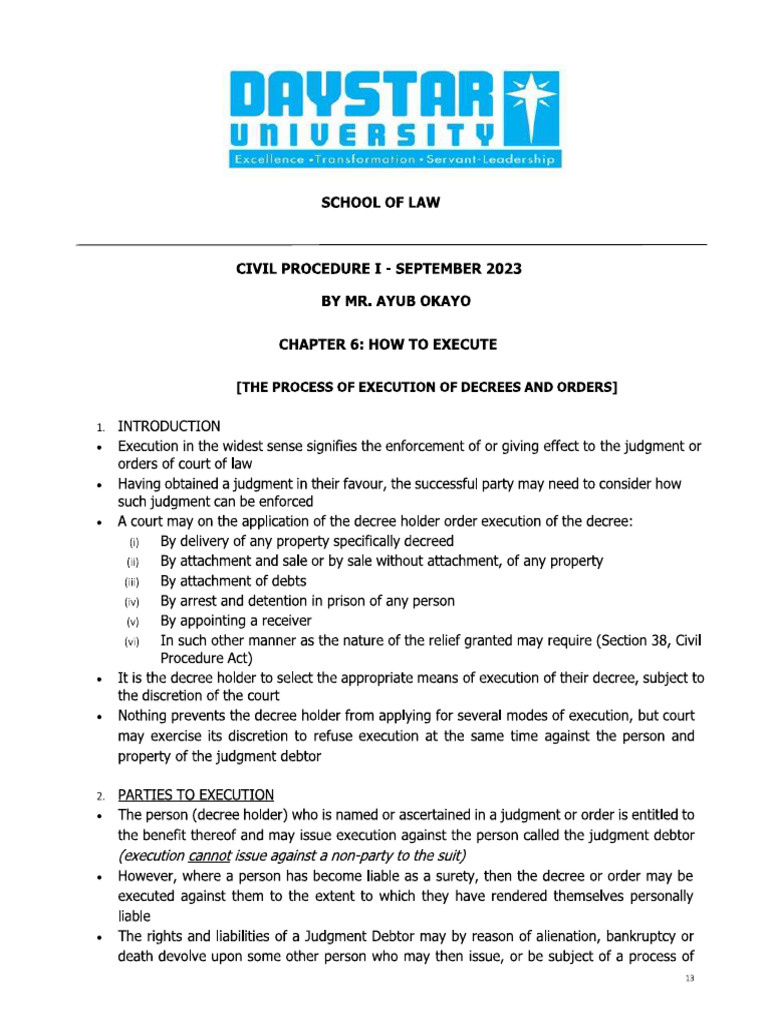 Chapter 6 - How To Execute | PDF