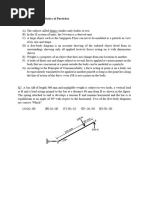 Engineering Statics Exercises | PDF | Force | Mechanics