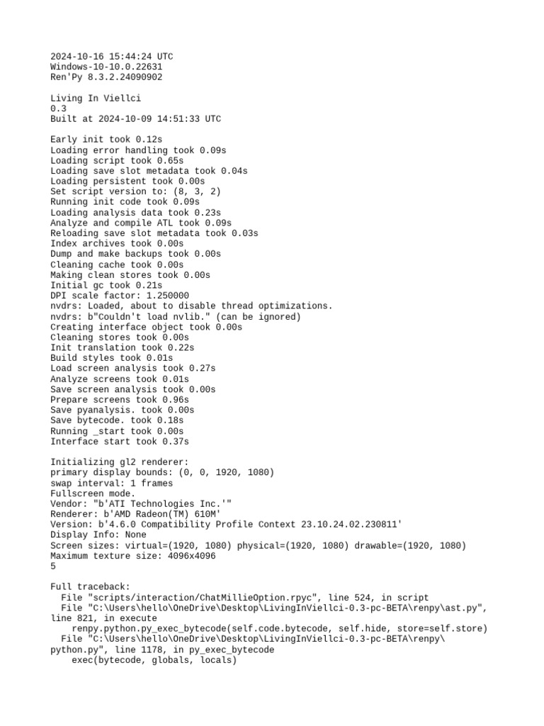Game Development Debug Log | PDF