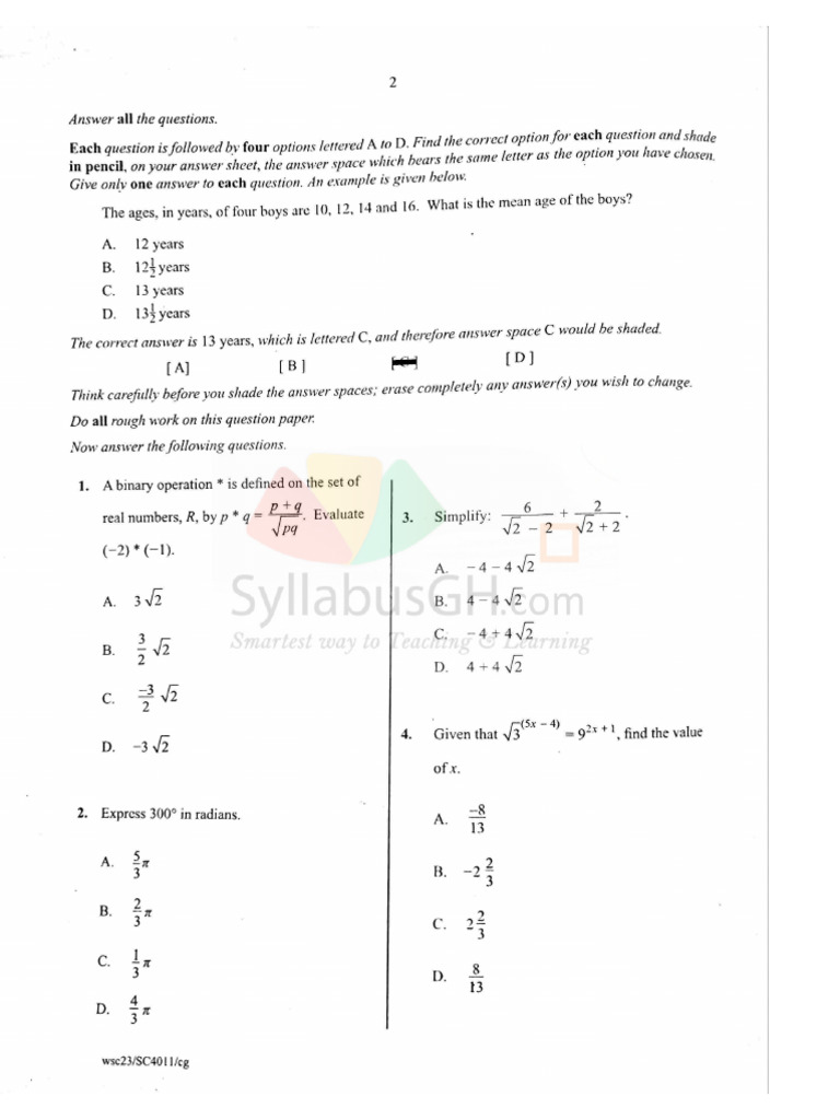 Elective Maths Galaxy International | PDF